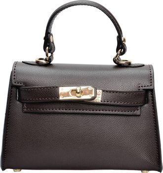 Isabella Rhea Kastanienbraun Rindsledertasche