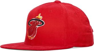 Mitchell & Ness Flat Visor Cap - - Sport - Herren - Rot - ONE SIZE