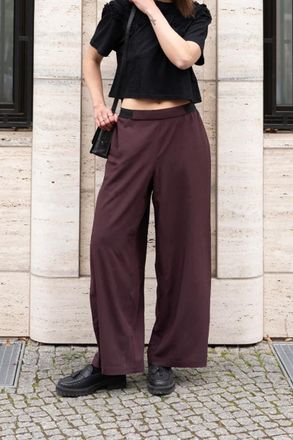Lovjoi Damen vegan Hose Sandrose R&uuml;benviolett