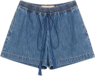 Valentino Denim Chambray Shorts