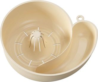 Generic Obstkorb mit fliegenschutz,Obst Und Sp&uuml;lsieb Waschsch&uuml;ssel - Multifunktions-Sieb Ablaufkorb F&uuml;r Weintrauben Himbeeren Kirschtomaten (Beige)