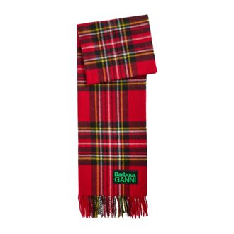 Barbour Tartan Schal - - Accessories - Damen - Rot - ONE SIZE