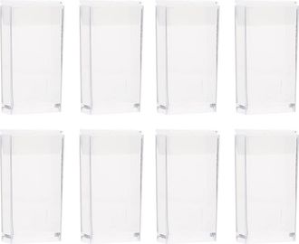 Exceart Aufbewahrungsbox Organizer Diamant Stickerei Kleine Transparente PP Boxen 20 St&uuml;ck Kleiner Container mit Deckel f&uuml;r Perlen Nagelkunst Selbstgemacht La