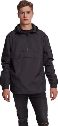 Urban Classics Herren Pullover Basic TB2100, Einfarbig, Gr. Small (Herstellergröße: S), Schwarz (Black 00007)