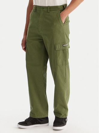 DC Cargohose Worker Baggy Chino Cargo EDYNP03170 Grün Relaxed Fit