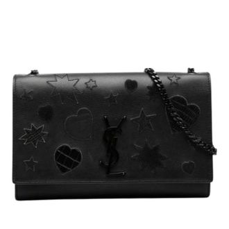 Saint Laurent Sac bandouli&egrave;re Kate Pre-owned - Femme - Pre-owned - Noir - Taille: ONE Size
