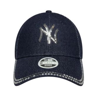 New Era Femme, Accessoires, Bleu, Taille: ONE Size 9Forty Sequin Cap