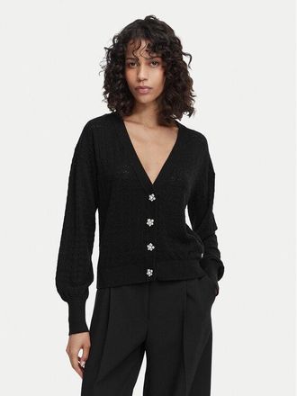 Guess Strickjacke W6YR14 Z0955 Schwarz Regular Fit