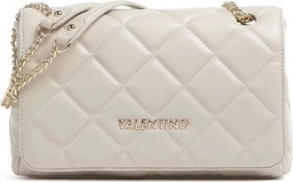 Mario Valentino Femme, Sacs, Blanc, Taille: ONE Size Ocarina Flap Bag