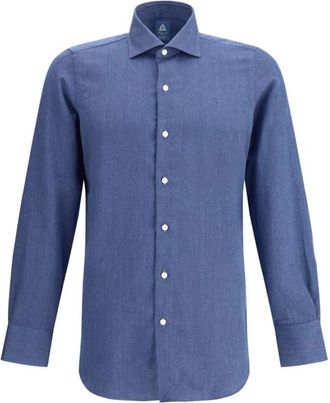 Finamore Herren, Shirts, Blau, LGr&ouml;&szlig;e