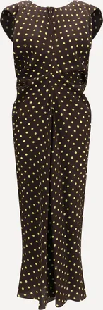 Marni Printed polka dot crepe Dress Female 44