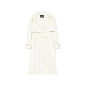 Dondup Trench Coat - Femme - Manteaux - Beige - Taille: 38 FR