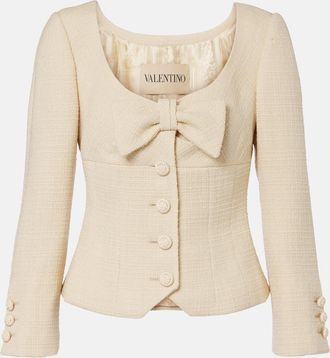 Valentino Cropped-Jacke aus Tweed