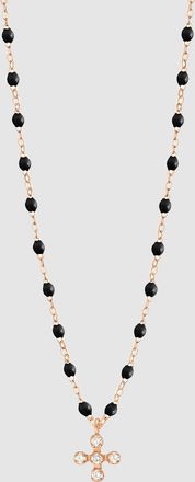 Gigi Clozeau Collier Spark Or Rose Diamants 42cm