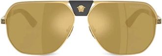 Versace Homme, Accessoires, Jaune, Taille: 61 MM 10025A Lunettes de soleil