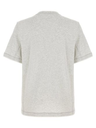 Brunello Cucinelli Layered T-shirt - White