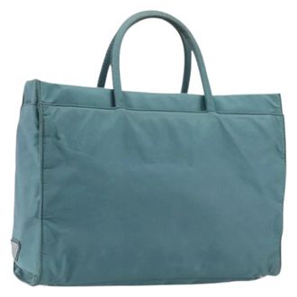 Prada Pre-owned Nylon Tote Bag - - Pre-owned - Damen - Blau - ONE SIZE