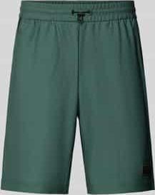 Emporio Armani Regular Fit Shorts mit Strukturmuster