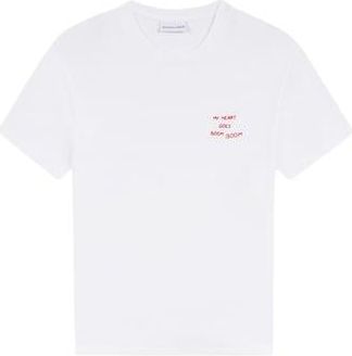 Maison Labiche Tee-shirt uni &agrave; broderie