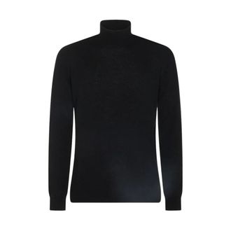 Altea Rippstrick-Rollkragenpullover - - Knitwear - Herren - Schwarzk - XL