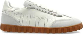 Ami Femme, Chaussures, Beige, Taille: 37 EU Chaussures de sport avec logo