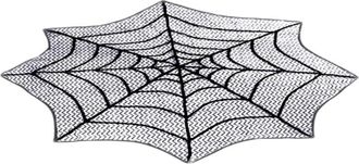 BESTONZON 30 Spinnen-tischl&auml;ufer K&uuml;rbis Tischsets Tischdecken Im Shabby-chic-Stil Dekorative Tischunterlage Halloween Tischdecke Rund Kleine Halloween-tischdeck