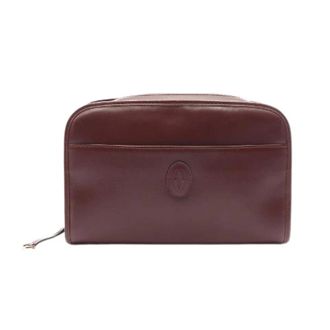 Cartier Sac pochette en cuir Must Line Pre-owned - Femme - Pre-owned - Rouge - Taille: ONE Size