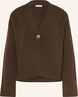 Mrs & Hugs Mrs & Hugs Strickjacke Mit Cashmere braun