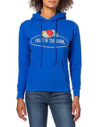 Fruit Of The Loom 012038 Sweatshirt Capuche, Bleu (Royal 51), Large Femme