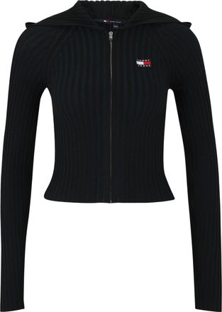 Tommy Jeans Strickjacke Tommy Badge Slim Zip-thru