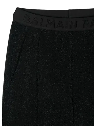 Balmain Jersey Stretch Knit Trousers - Multicolor