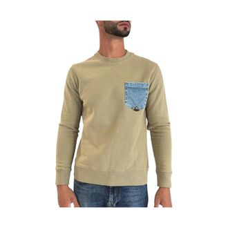 Roy Rogers Crewneck Sweatshirt - - Sweatshirts & Hoodies - Herren - Beige - 3XL