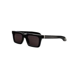 Alexander McQueen Am0506S Rechteckige Sonnenbrille - - Accessories - Herren - Schwarzk - 50 MM