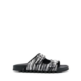 Missoni Mules &agrave; boucles en maille - Homme - Chaussures - Multicolore - Taille: 40 EU