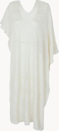 Kujten Cape pointelle soie cachemire - Poncho Melania Pointelle