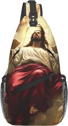 Generic Jesus Ascended To The Rose Sac &agrave; bandouli&egrave;re Sac &agrave; bandouli&egrave;re Sac &agrave; dos de voyage pour homme Sac &agrave; dos de randonn&eacute;e