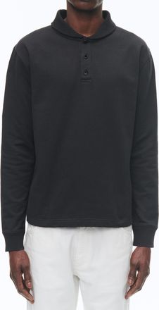 Fursac Sweat &agrave; col ch&acirc;le en jersey de coton - Taille S - Homme