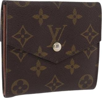 Louis Vuitton Portefeuille Portemonnaie Trifold Pre-owned - Femme - Pre-owned - Brun - Taille: ONE Size