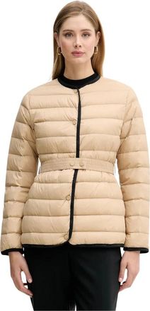 A|X Armani Exchange Kurze gesteppte Nylon-Daunenjacke - - Jackets - Damen - Beige - L