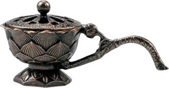 Generic Porte-encens portable Lotus avec poign&eacute;e, pour salle d&eacute;tude et de yoga, cr&eacute;e une atmosph&egrave;re relaxante nimporte o&ugrave;