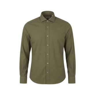 Tintoria Mattei Homme, Chemises, Vert, Taille: XL MKL TNP Mussola-Uu2