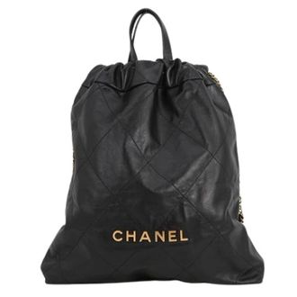 Chanel Pre-owned Vintage Leder Rucksack - - Pre-owned - Damen - Schwarzk - ONE SIZE