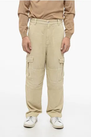 Isabel Marant Twill Fabric Cargo Pants with Belt Loops size 44