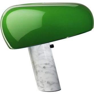 FLOS Snoopy Lampe de Table Vert Marbre 39.4 cm