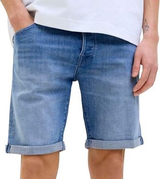 Jack & Jones JJIRICK JJFOX AM 310 SN Short, Bleu Denim/Paquet : 318, M