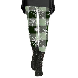 Generic Strickstrumpfhose Damen Mit Muster - Weihnachts Leggings Damen Baumwolle - Thermohose Winter Yogahose Lang Bunt Thermostrumpfhose Blickdicht Thermohos