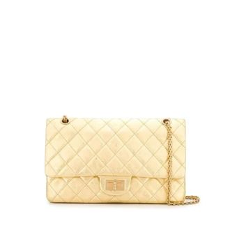 Chanel Pre-owned Cuir sacs-chanel - Femme - Pre-owned - Jaune - Taille: ONE Size