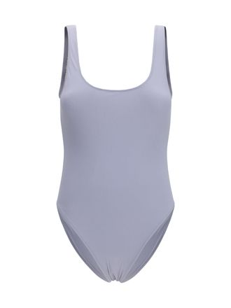 Kristina Ti Womens One-Piece Swimsuit Grey Polyamide Swimwear Sea Clothing