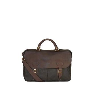 Barbour Sac dordinateur &agrave; boucle en coton