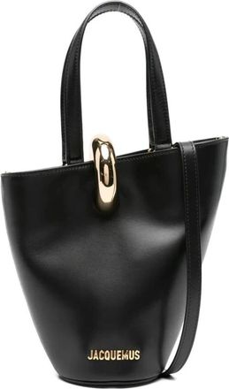 Jacquemus Femme, Sacs, Noir, Taille: ONE Size Le Chiquito Long Sac &agrave; Main en Cuir avec Poign&eacute;e Sup&eacute;rieure